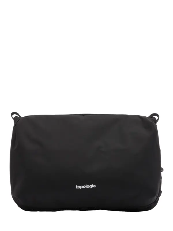 TOPOLOGIE Bottle Sacoche Bag Large - Black Tech Sateen