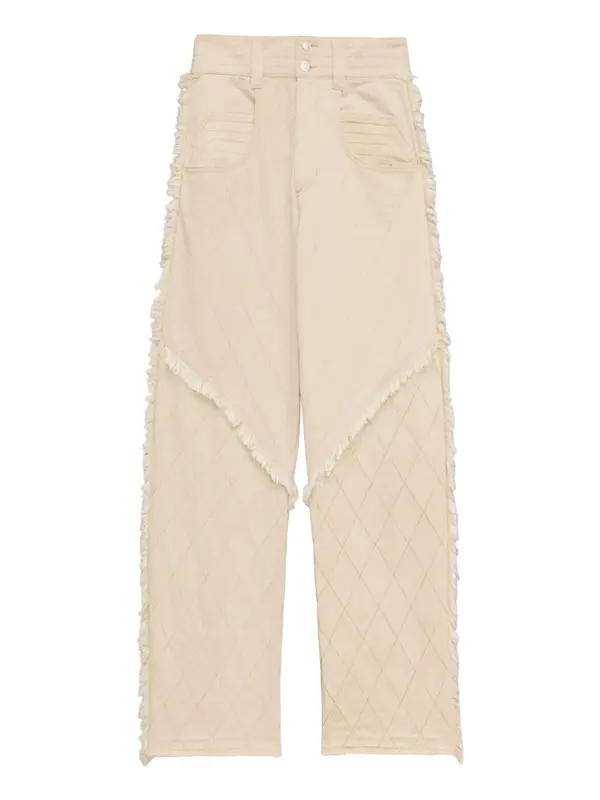 Isabel Marant Shanila Straight Leg Jeans - Neutrals
