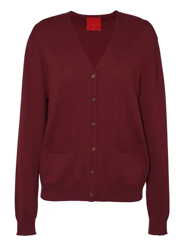 Cashmere In Love Quinn Cardigan - Red