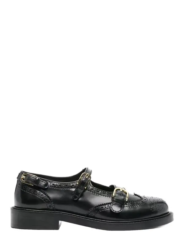 Sandro Buckle-detail Brogues - Black