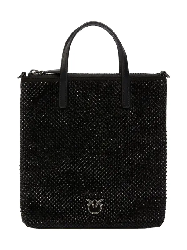 Pinko Rhinestone-embellished Tote Bag - Black