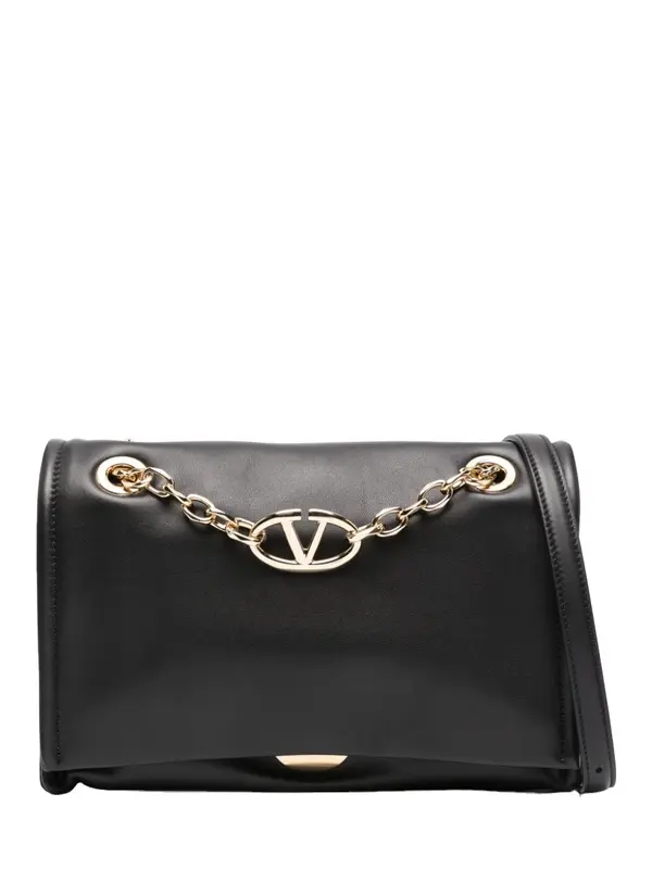 Valentino Garavani Vlogo Signature Shoulder Bag - Black