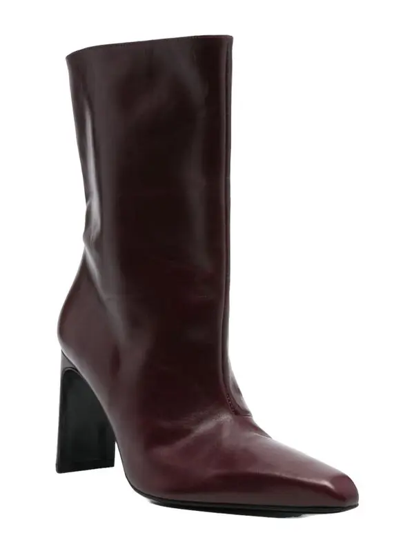 Dorothee Schumacher 80mm Calfskin Ankle Boots - Purple
