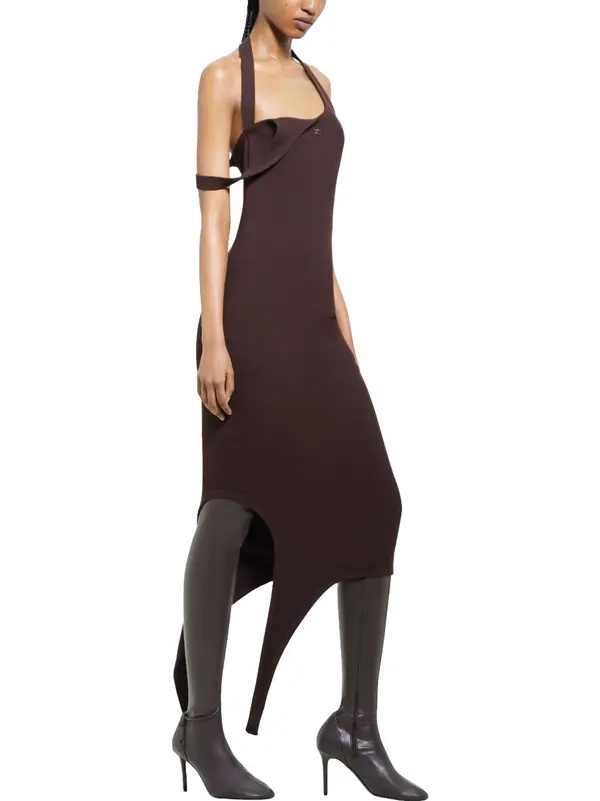 COURREGES Undressed Dress - Brown