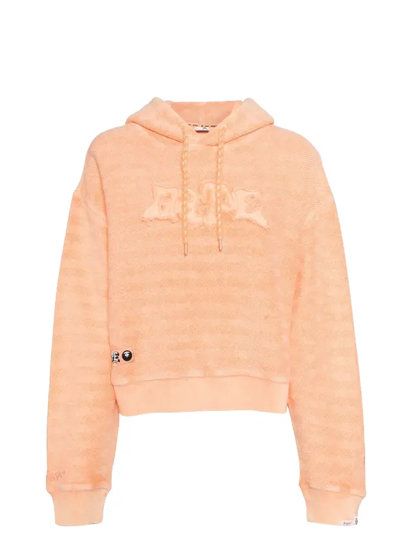 A BATHING APE Aape * Logo-embellished Cotton Hoodie - Orange