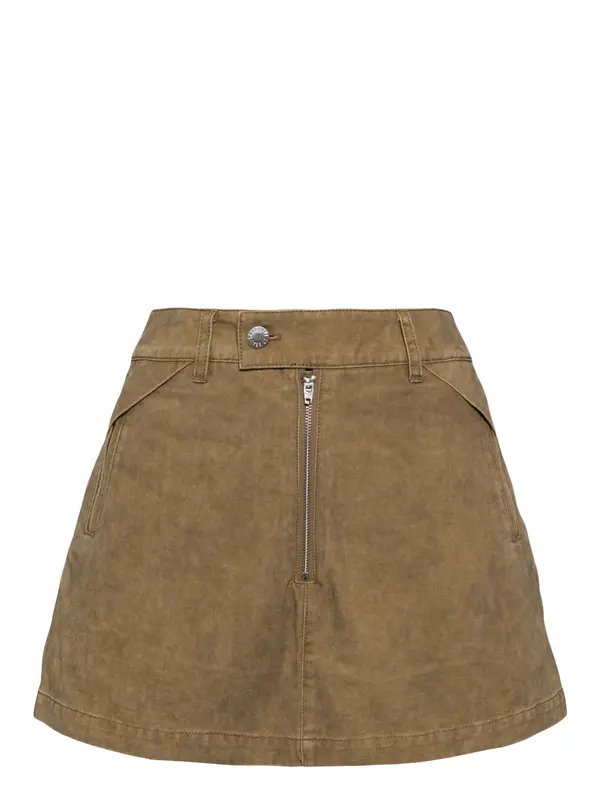 Izzue Mid-rise Skort - Brown