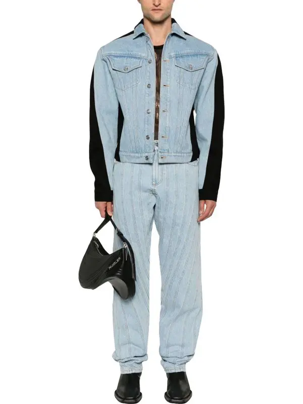 MUGLER Spiral Jeans - Blue