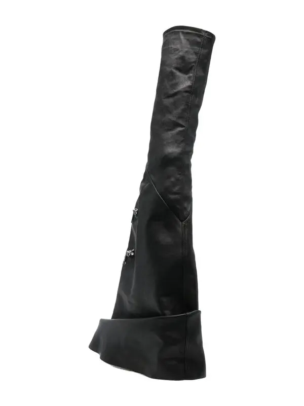 Rick Owens Cargoflares Sneak Boots - Black