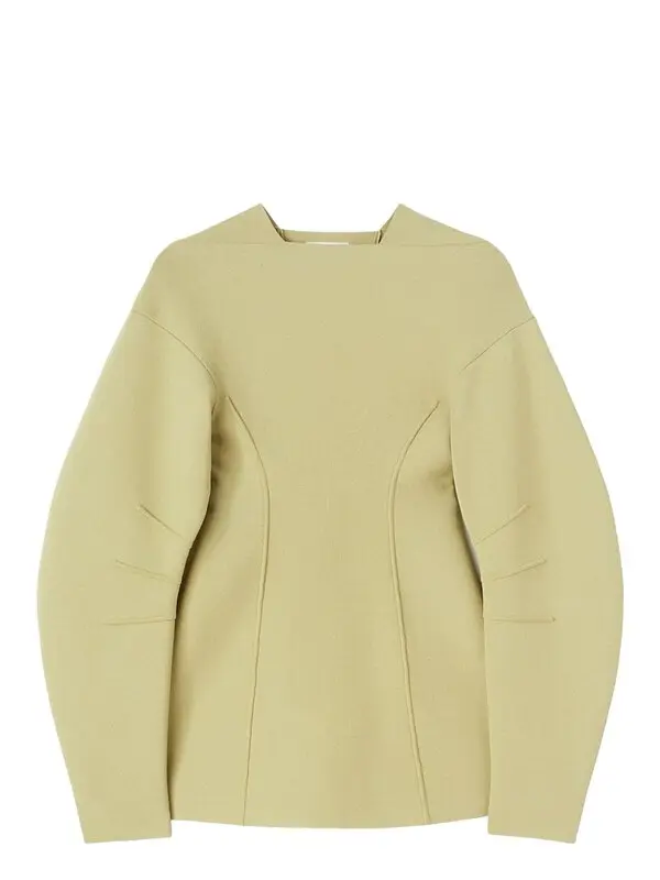JIL SANDER Piped Pullover - Green
