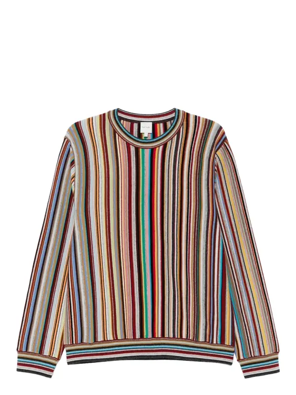 Paul Smith Signature Stripe Sweater - Red
