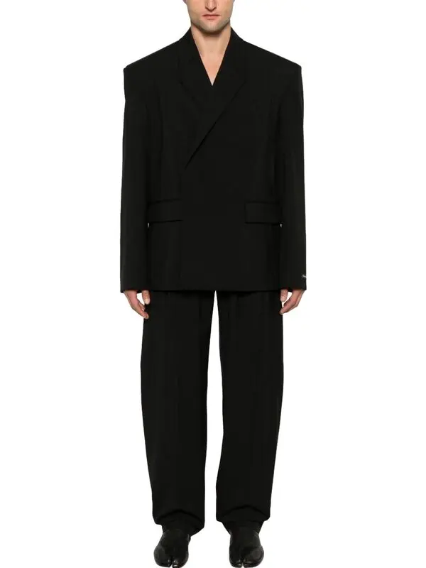 MUGLER Wool Blazer - Black