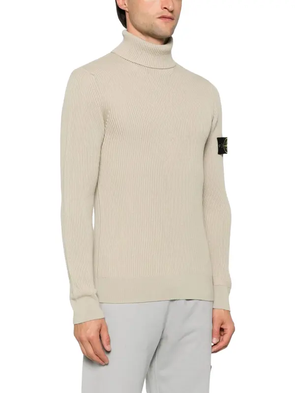Stone Island Compass Badge Sweater - Neutrals