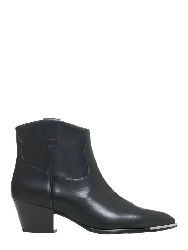 Ash 50mm Leather Boots - Black