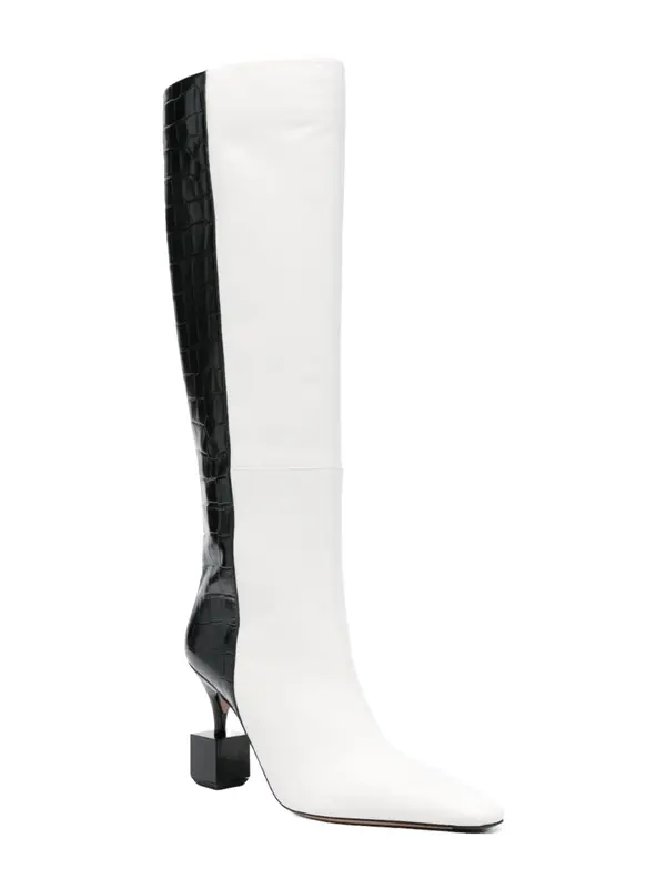 Jacquemus 90mm Les Bottes Bisou Boots - White