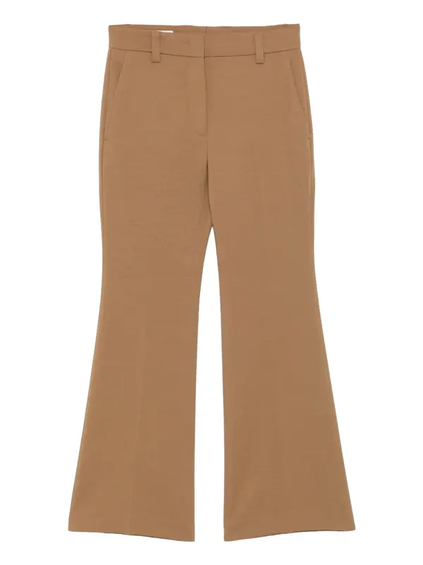 Incotex Pressed-crease Trousers - Brown