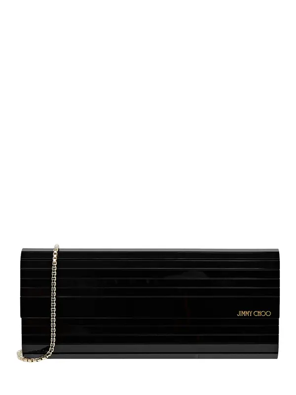 JIMMY CHOO Sweetie Acrylic Clutch - Black