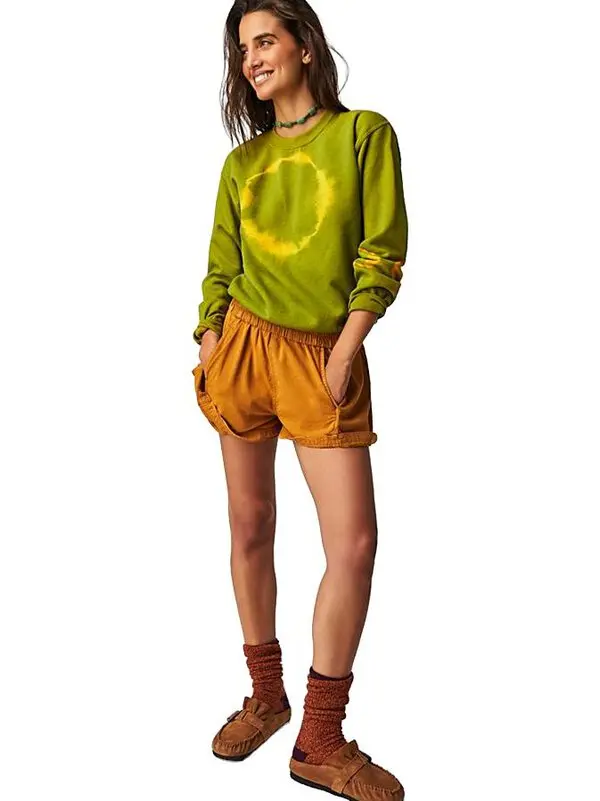 LAYLI DYES HARD Return To Center Tie Dyed Sweatshirt - Mango