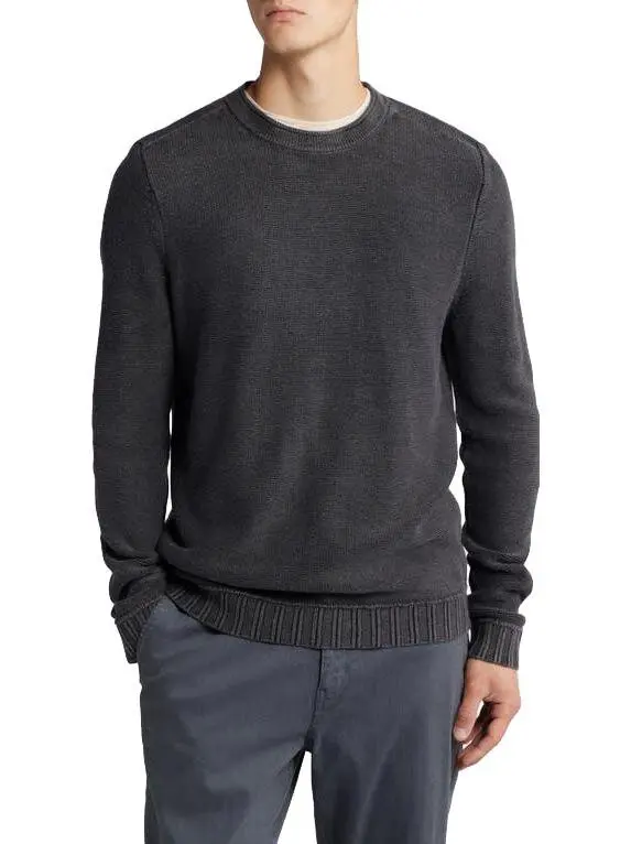 Treasure & Bond Reverse Jersey Roll Neck Sweater - Black Caviar