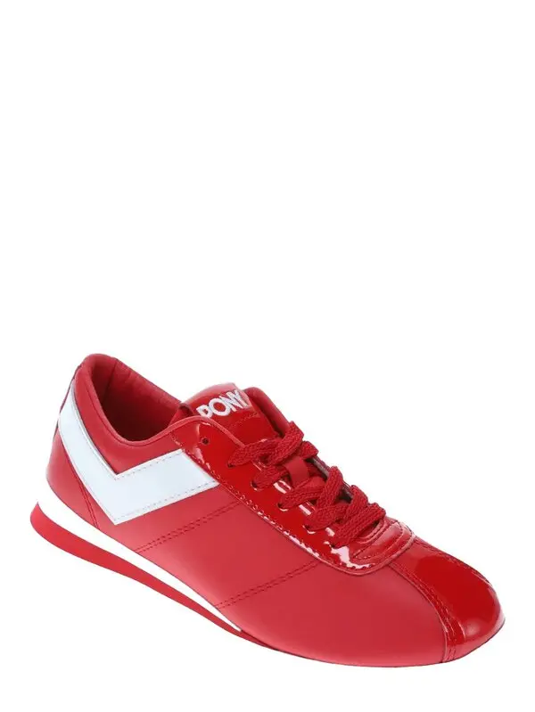 PONY Ko-low Patent Sneakers - Red/white