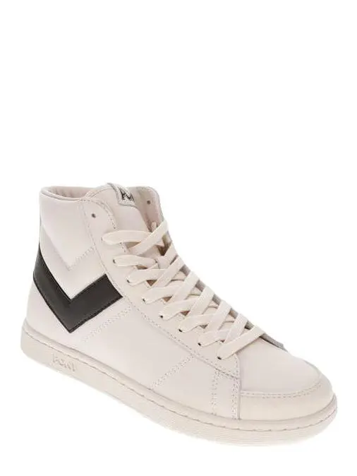 PONY M-80 High Sneakers - Off White/black