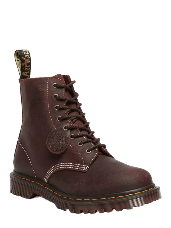 Dr. Martens 1460 Made In England Leather Boots - Brown
