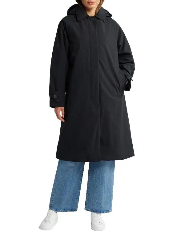 SAVE THE DUCK Zoey Water Repellent Coat - Black