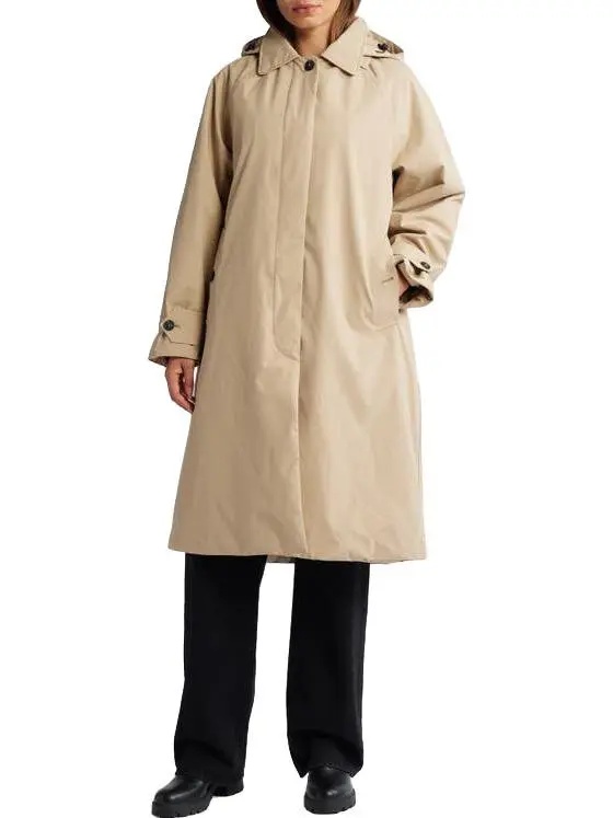 SAVE THE DUCK Zoey Water Repellent Coat - Stardust Beige