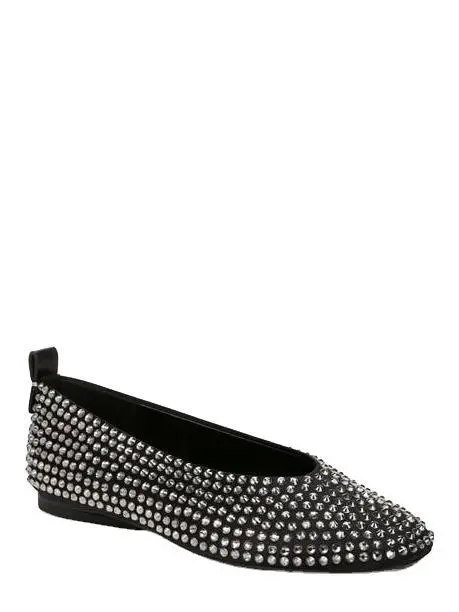 27 EDIT NATURALIZER Carla Embellished Flat - Black