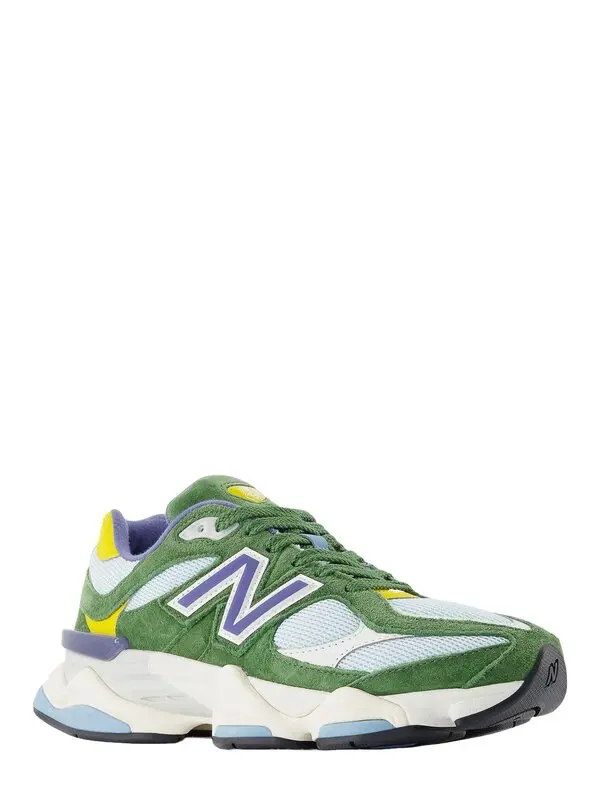 NEW BALANCE 9060 Lace-up Sneakers - Dark Alpine Green/ Frost Glass
