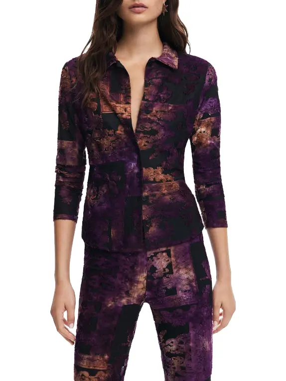 Desigual Nebula Jacquard Jacket - Black
