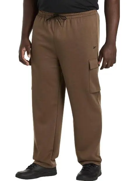REEBOK Big & Tall Hoopwear Performance Cargo Pants - Utility Brown