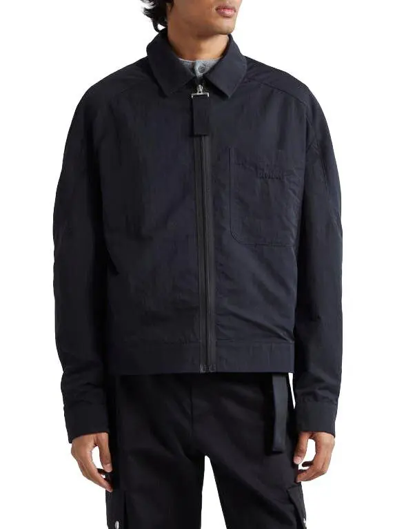 Jacquemus Le Blouson Linu Canvas Jacket - Black