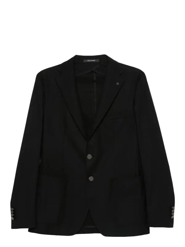 Tagliatore Brooch Detail Blazer - Black