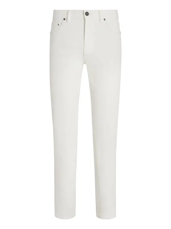 Zegna Rinse-washed Denim Jeans - White