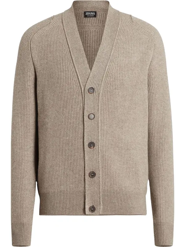 Zegna Oasi Cashmere Cardigan - Neutrals