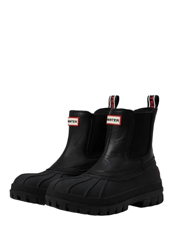 Hunter Suffolk Waterproof Mid Calf Boots - Black