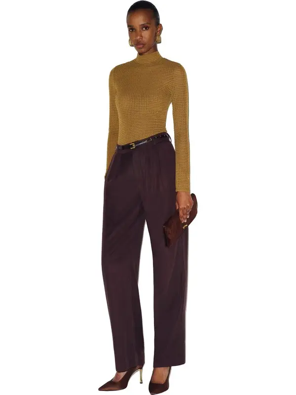 REFORMATION Nell Knit Top - Green