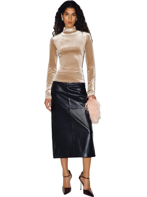 REFORMATION Nell Knit Top - Ivory