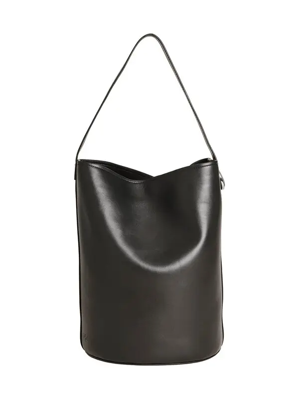 REFORMATION Seleena Bucket Bag - Black