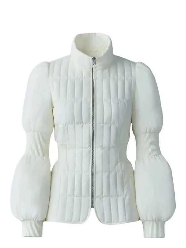 Mackage Felicia Quilted Down Jacket - Cream