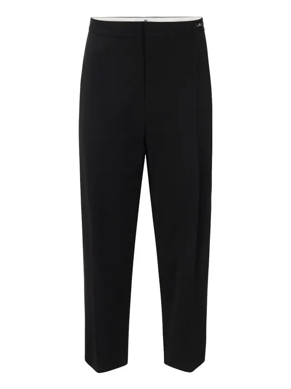Elisabetta Franchi Cropped Trousers - Black