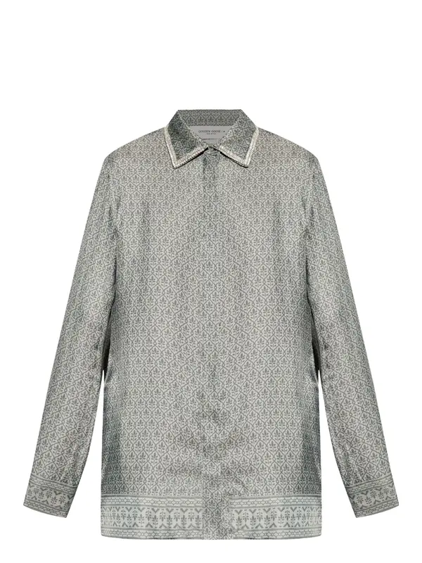 GOLDEN GOOSE Floral-print Shirt - Grey