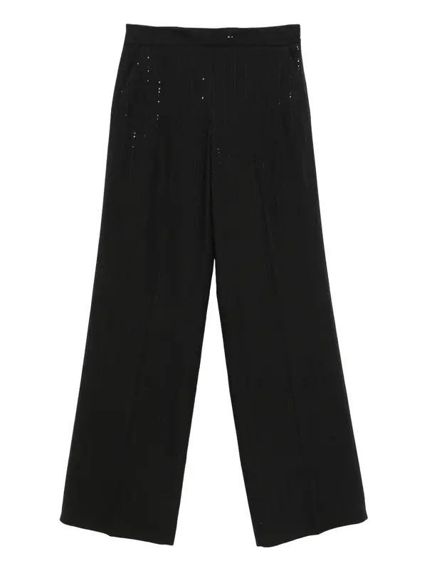 TWINSET Sequin-detailing Trousers - Black