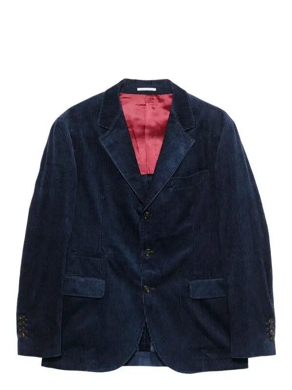 Brunello Cucinelli Corduroy Blazer - Blue