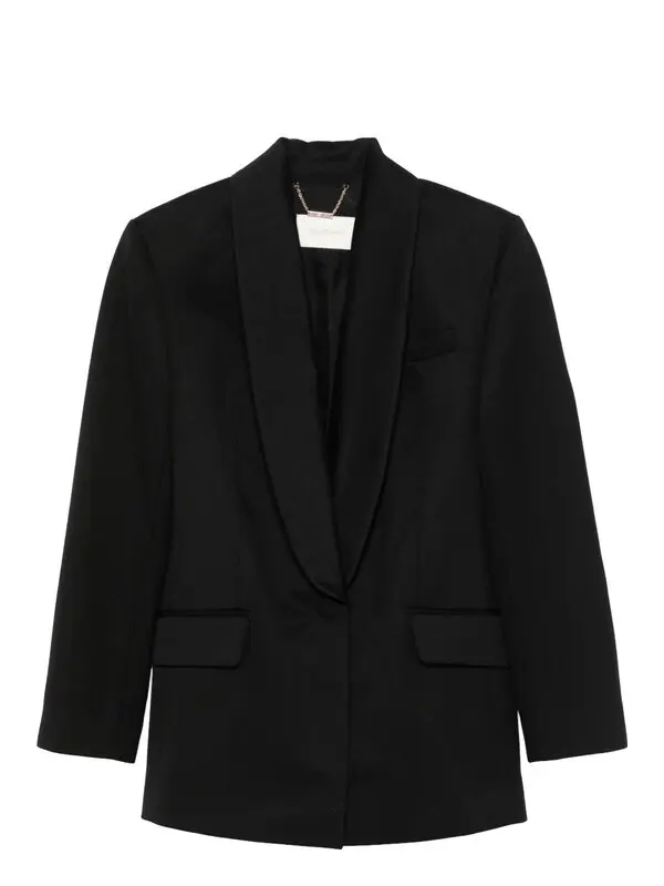 Zimmermann Shawl Tux Blazer - Black
