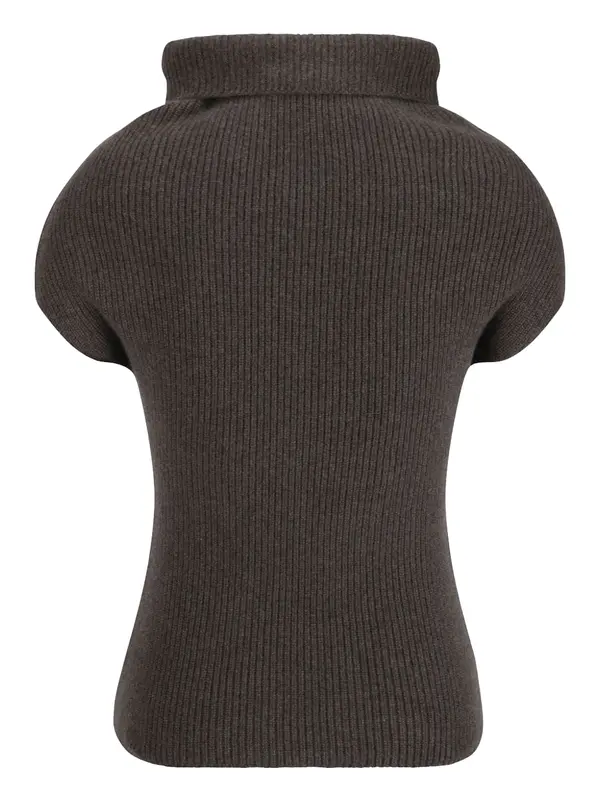 Rick Owens Sl Crater Knitted Top - Brown
