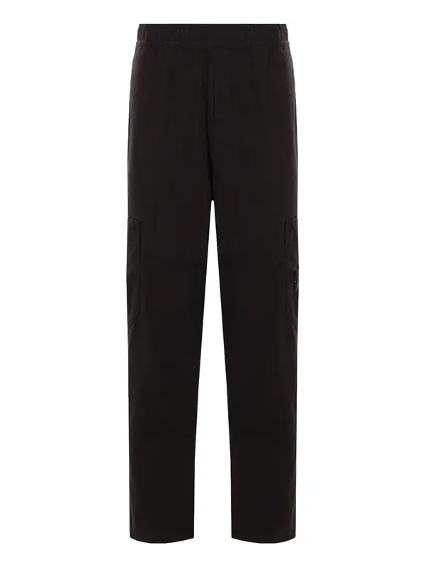 Stone Island Compass Badge Cotton Trousers - Black