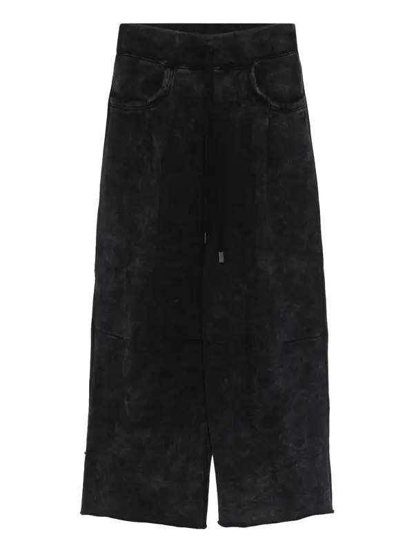 R13 Cropped Track Pants - Black