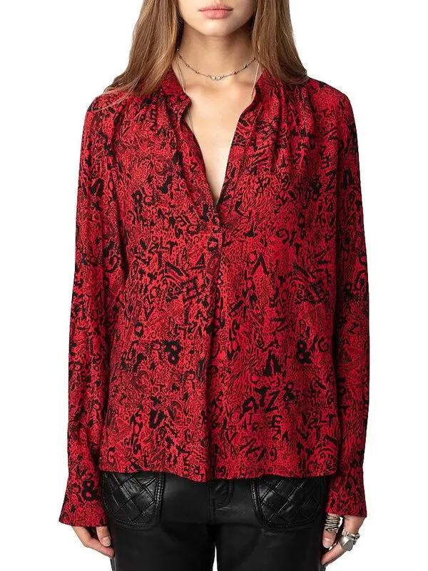 Zadig&Voltaire Tink Soft Shirt - Crimson
