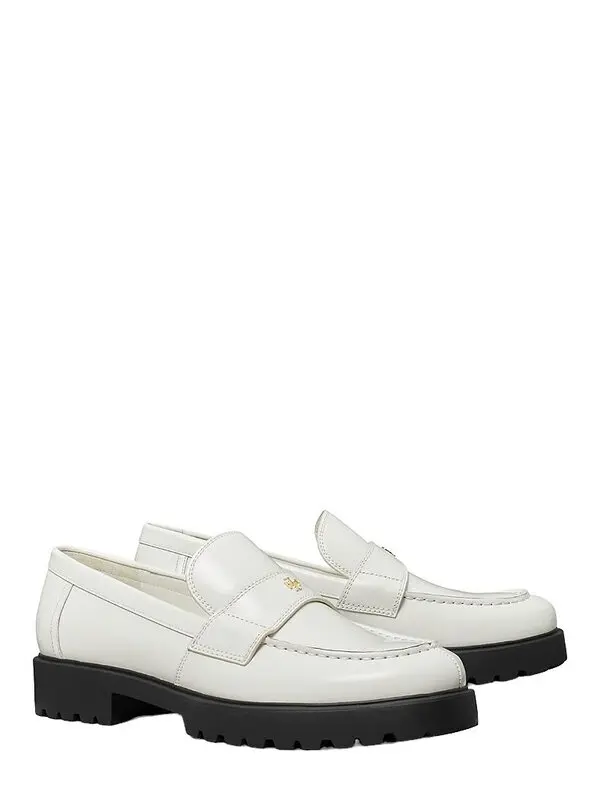 Tory Burch Classic Lug Loafers - Dove White